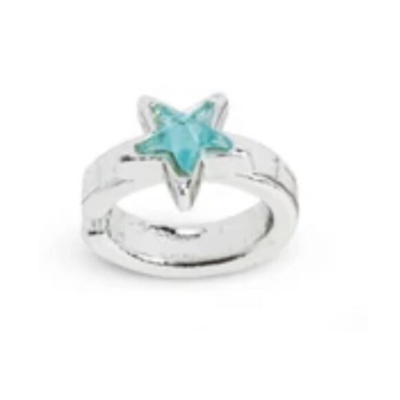 American Girl | Toys | American Girl Doll Ring Silver Blue Gemstone ...